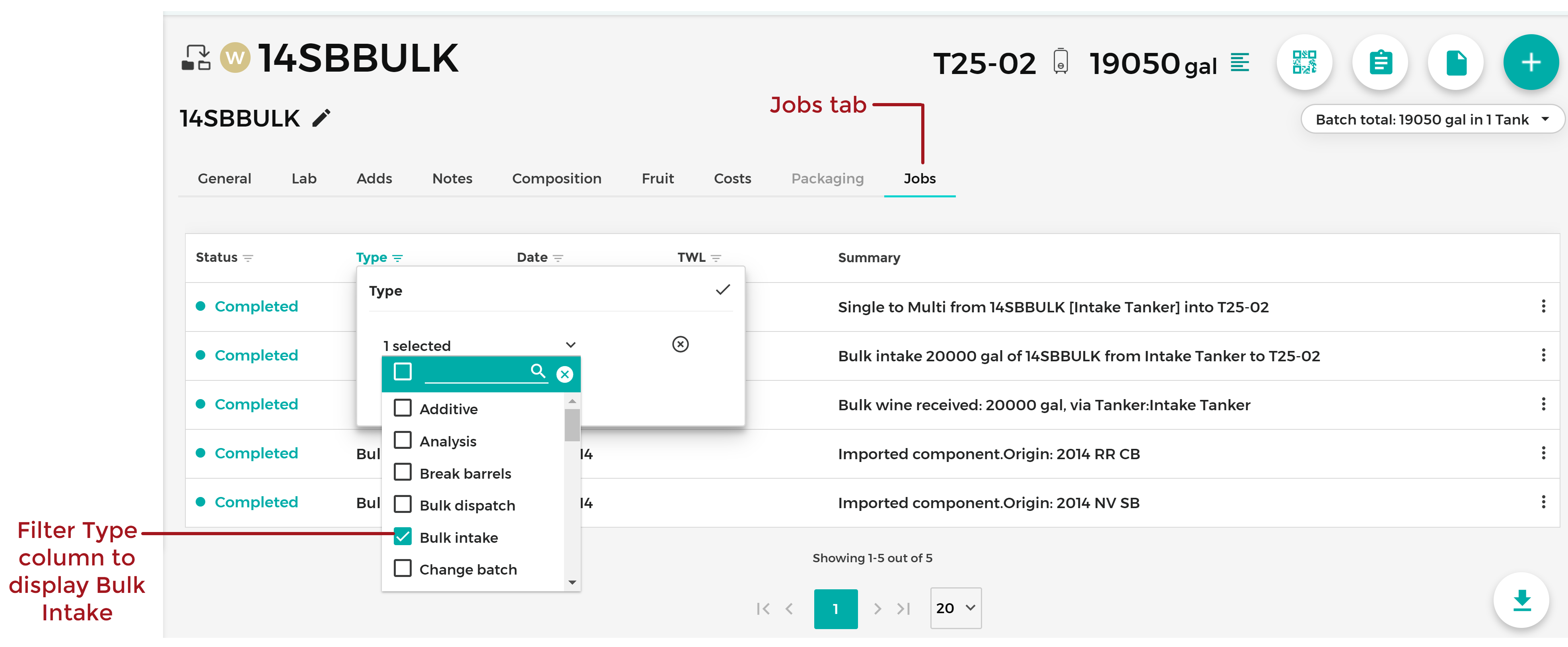 Adding Costs for Wine/Juice Received in Bulk – vintrace