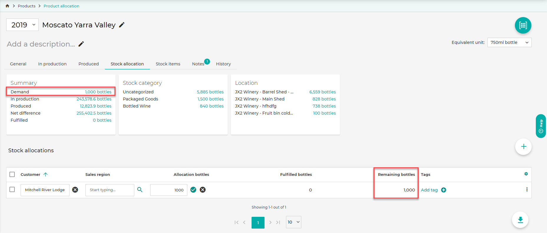 Managing Stock Allocations for Cased Goods – vintrace