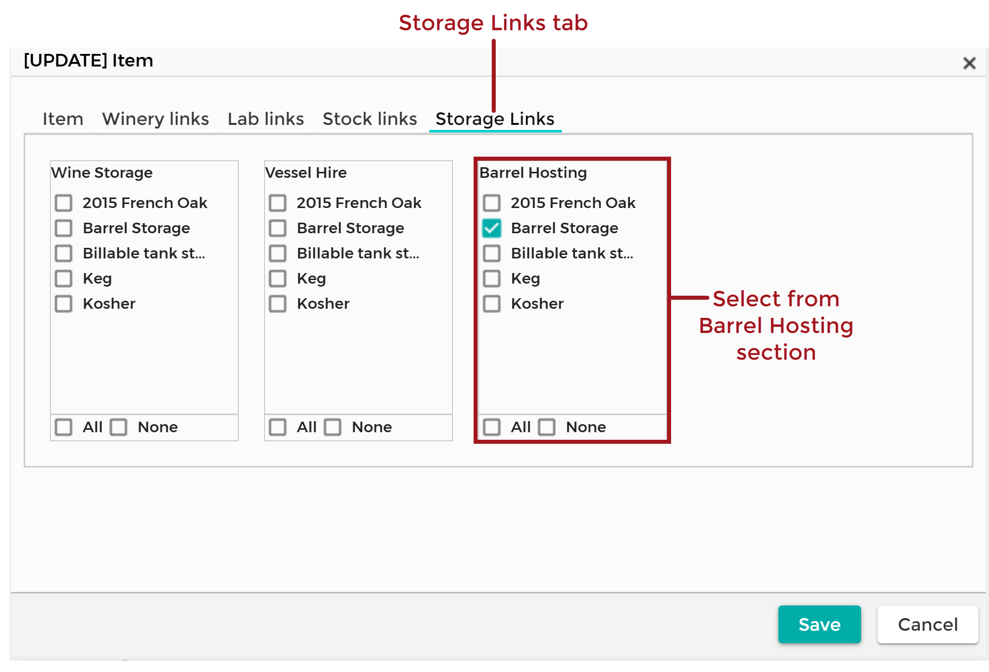 Billing for Tank and Barrel Storage, Hire, and Hosting – vintrace