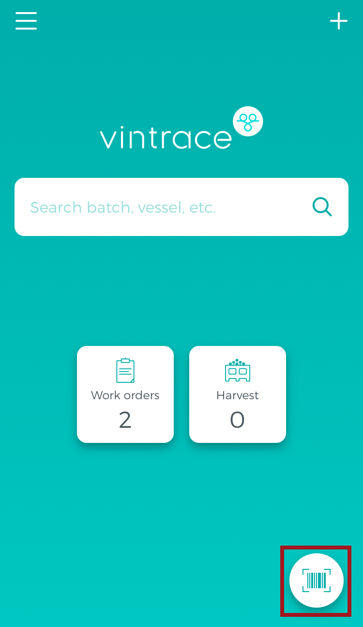 Scanning Barcodes and QR Codes – vintrace