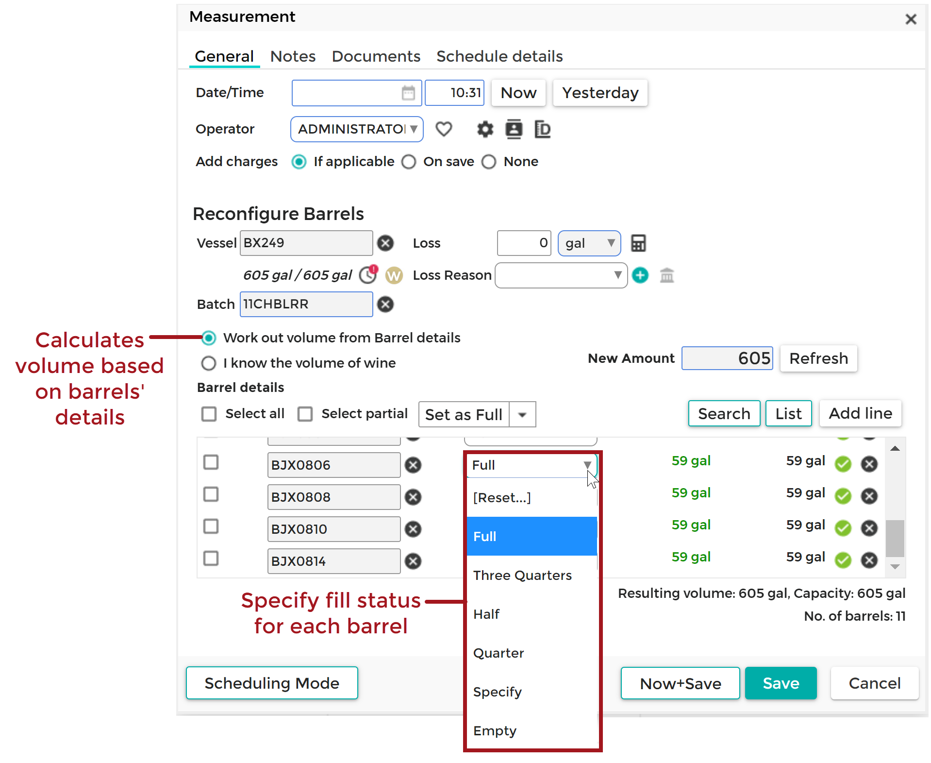 Changing a Barrel Group's Details – vintrace